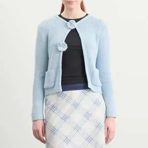 KIJUN Double Corsage Cardigan