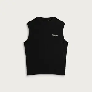 REPRESENT 247 Team Oversized Tank - Jet Black