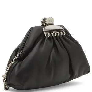 Marc Jacobs The Small Claw Clip Clutch Bag - Black