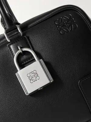 Loewe Amazona 31 Embellished Leather Shoulder Bag - Black
