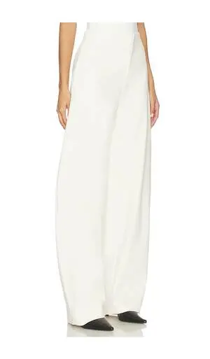 EAVES Sculptural Compact Suiting Pant - Ivory