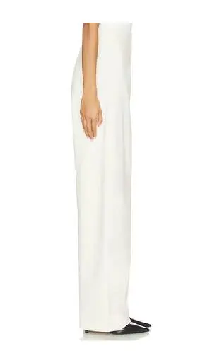 EAVES Sculptural Compact Suiting Pant - Ivory