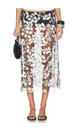 SIEDRES Wells Metallic Skirt