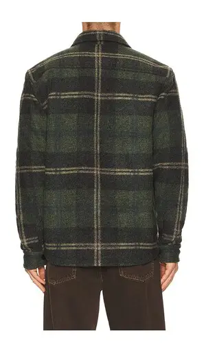 Faherty Brand Range Fleece Lined Shacket - Forest Point Plaid
