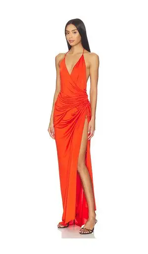 MOTHER OF ALL Draped Jersey Maxi Dress