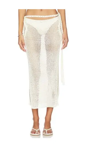 My Beachy Side Dune Hand-crocheted Maxi Skirt