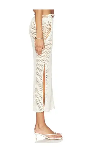 My Beachy Side Dune Hand-crocheted Maxi Skirt