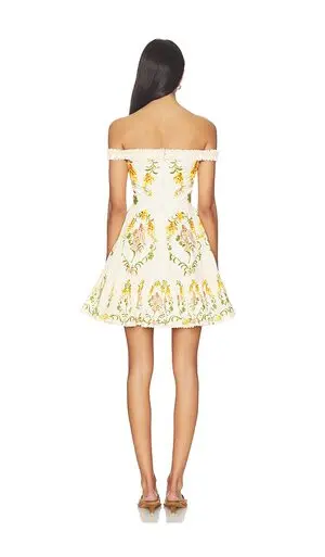 Agua Bendita Boreal Mini Dress - Ivory