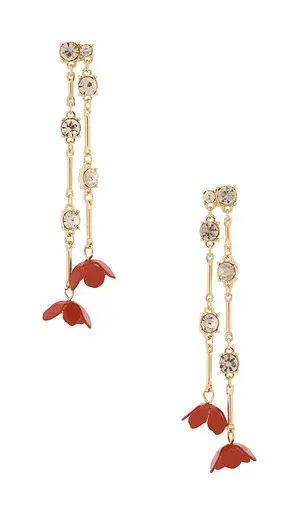 8 Other Reasons Wicked X Enchanted Droplet Earrings - Red & Gold