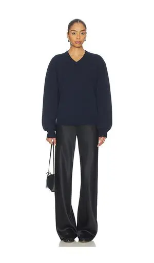 EAVES Zooey Double Faced V-neck Sweater