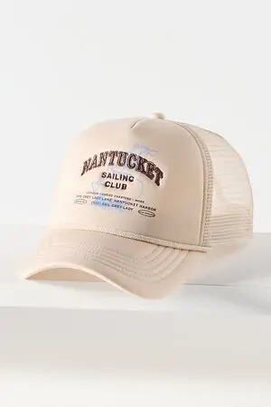CONEY ISLAND PICNIC Nantucket Trucker Hat - Nantucket Sand