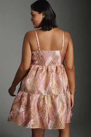 English Factory Jacquard Mini Dress