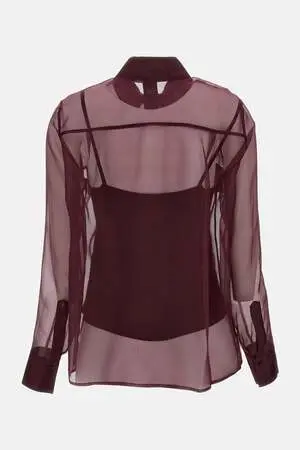Federica Tosi Silk Organza Button-up Shirt
