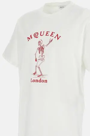 Alexander McQueen Skeleton T-shirt - White