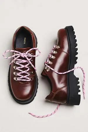 Maeve Lace-up Low Hiker Shoes - Brown