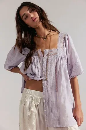 Free People Adore You Tunic - Misty Lilac