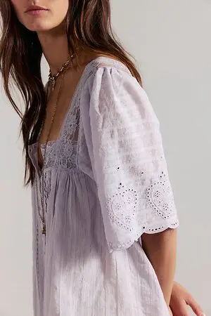 Free People Adore You Tunic - Misty Lilac