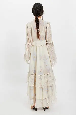 Free People Calypso Maxi Dress With Tiered Silhouette