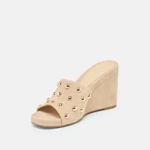 DOLCEVITA Holta Studded Wedge Slides