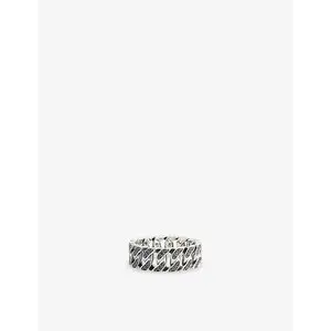 THOMAS SABO Wide-chain Sterling Silver Ring - Black