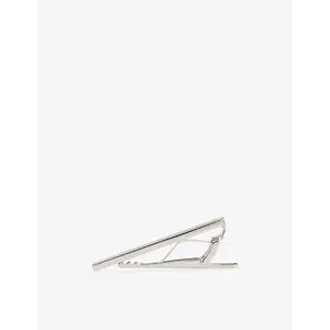 Tateossian Zen Metal Tie Clip - Silver Colour