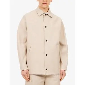 Givenchy Cotton-poplin Jacket With Brand Patch