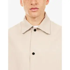 Givenchy Cotton-poplin Jacket With Brand Patch