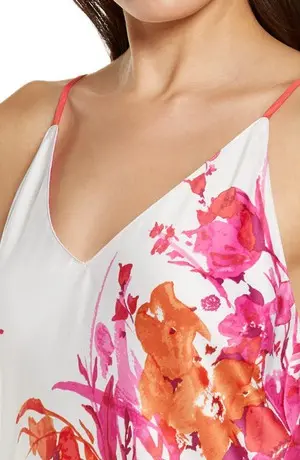 Natori Bloom Floral Satin Chemise