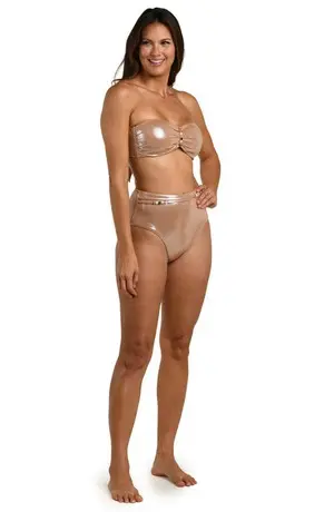 La Blanca Bandeau Bikini Top