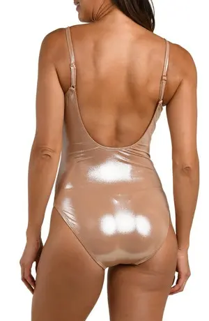 La Blanca Beaded One-piece Swimsuit