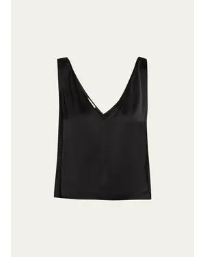 Officine Générale Liana Sleeveless Top - Black