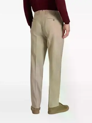 Incotex Pleated Wool Trousers - Neutrals