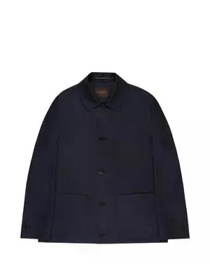 Incotex Button-up Jacket - Blue