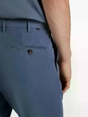 Incotex Chinolino Buttoned Trousers - Blue