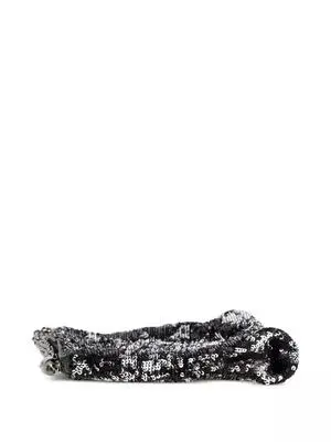 JIMMY CHOO Callie Sequin Chain Tote Bag
