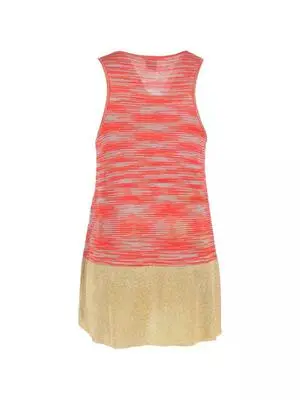 Missoni Ribbed Knit Sleeveless Scoop Neck Top