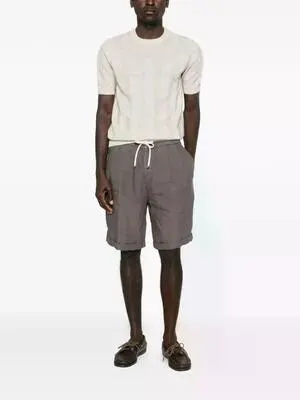 Brunello Cucinelli Ribbed Knit Short-sleeve T-shirt