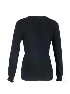 Balmain Button Detail Knit Sweater - Blue