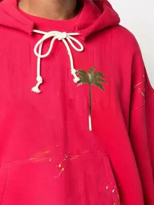 Palm Angels Palm Tree-print Hoodie