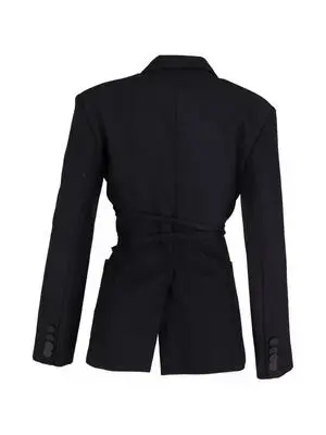 Christopher Esber Cut-out Tie-waist Blazer