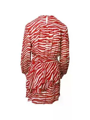 ISABEL MARANT VINTAGE Zebra-print Mini Dress