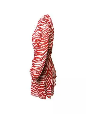 ISABEL MARANT VINTAGE Zebra-print Mini Dress