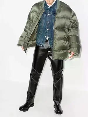 Alexander McQueen Logo-embossed Denim Trucker Jacket