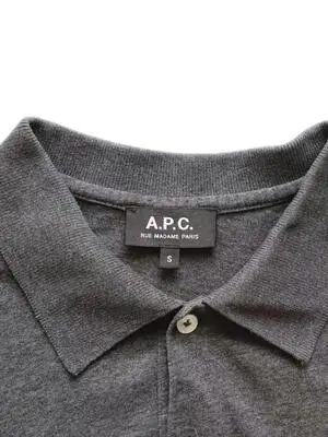 A.p.c. Logo Embroidered Polo Shirt