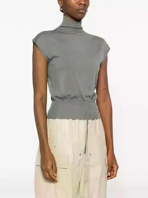 Rick Owens Sleeveless Turtleneck Top