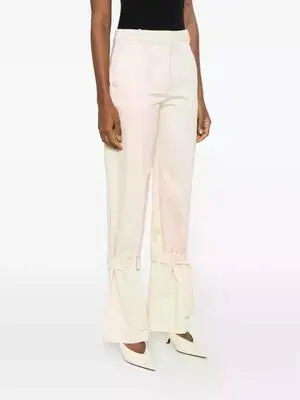 Patrizia Pepe Strap Cotton Trousers