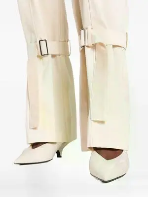 Patrizia Pepe Strap Cotton Trousers