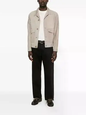 Brunello Cucinelli Suede Leather Jacket