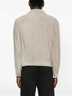 Brunello Cucinelli Suede Leather Jacket