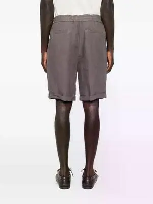 Brunello Cucinelli Drawstring Cuffed Shorts - Brown